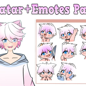 Live2d Pet For Vtuber Or POG Vtube studio Cute 2d mascota - Parcival_vt ...
