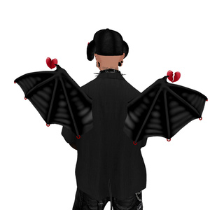 Fallen Angel Wings (Male and Female) Mesh; IMVU | Secondlife | Vroid ...