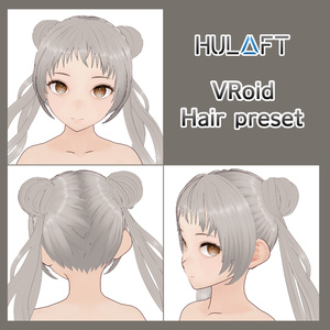 【FREE/無料】髪テクスチャ_Hair Textures【VRoid Texture】 - HULAFT - BOOTH