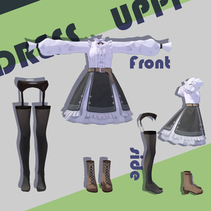 【VRChat】【rurune衣装】street_painter - tanukisanのお店 - BOOTH