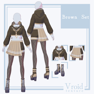 【24/10/21アップデート！】【無料配布！】白石 杏 Ver.制服【VRoid正式版対応】【VRoid stable ver.】【衣装+VRM形式モデル無料配布】 - HC - BOOTH