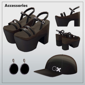 【ミーシェ対応】ハイネックパーカー＆スニーカーセット - MK.Workshop - BOOTH