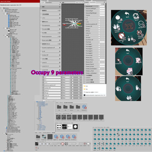 VRChat 胸部物理スケルトンコリジョンシステム/Simulation Collision System /VRChat適用 VRChat ...
