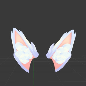 3D/MMD - Hair + Ears + Tail - Orange's Assets - BOOTH