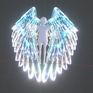 Neon Draconic Wings - PhoenixStryker - BOOTH
