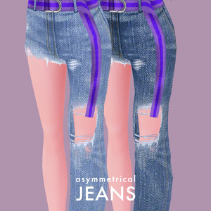 Ripped Jeans Vroid Texture - ArgamaWitch - BOOTH