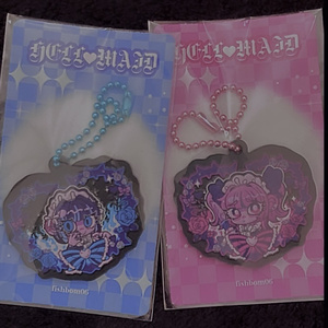 💙アクリルキーホルダー ブルー - SAVA CHAN - BOOTH