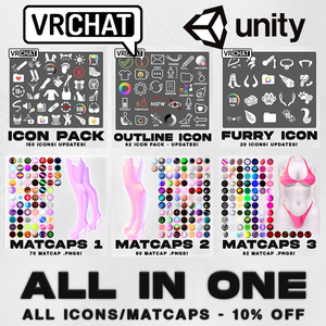 VRChat MATCAP pack 2 - awmi - BOOTH