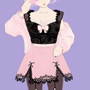 Cute Open Cardigan for VRoid Studio - strandedvroid - BOOTH