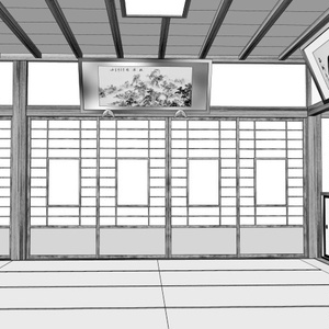 漫画背景 和室04 - alumin2 - BOOTH