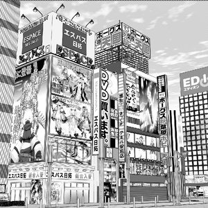 漫画背景 アメリカ街並み14 - alumin2 - BOOTH