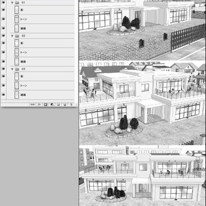 漫画背景 ヘリコプター02 - alumin2 - BOOTH