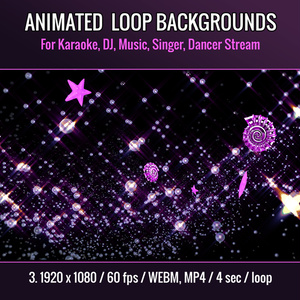 ストリーマーやVTuber、向けのアニメーションステージライトエフェクト、コンサートライブ会場背景、Twitchストリームオーバーレイ、OBS ...