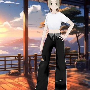Punk Casual Shirt (VRoid model) - The Nine Tailed Kitsune - BOOTH