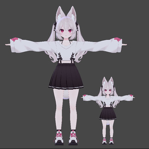 Vroid Chibi base model (free to use co copy) - heby - BOOTH
