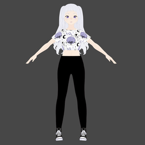 Vtuber Model Vroid - xoWysteria - BOOTH