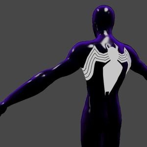 Comic Book Symbiote Spider-man VRC Model Unity Package - Deltamations ...