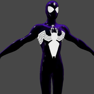 Comic Book Symbiote Spider-man VRC Model Unity Package - Deltamations ...