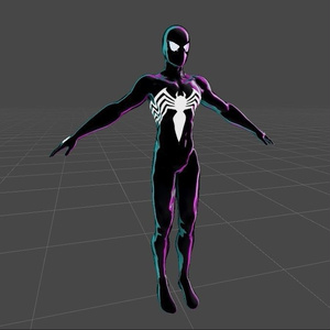 Ultimate Symbiote Spider-Man (VRChat Model) Unity Package ...