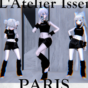 2アバター対応♠️Layered jeans♠️-VRCHAT想定3D衣装- - L'Atelier Issei - BOOTH