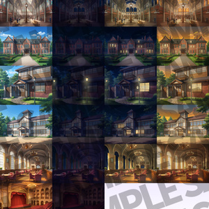 【非公式素材/roomzip付】「異能警察は、英雄じゃない」シナリオ素材【TRPG背景素材/CoC/透過素材/背景イラスト】 - TRPG素材商店なな - BOOTH