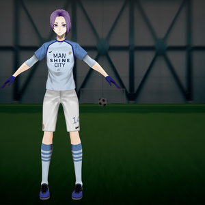 BLUE LOCK. MANSHINE CITY UNIFORM (GLOVES AND SLEEVES) - a1ta - BOOTH