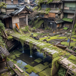 崩壊都市アートイラスト集Vol.1 (Collapsing city art illustration collection Vol.1 ...