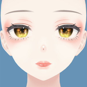 「ダミ」「DAMI」 Face Make-up&Body Textures+Matcap - Jinly - BOOTH