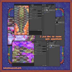 [ルナRuna] F4M1L1-AR Faceplate Texture - Nekomia - BOOTH