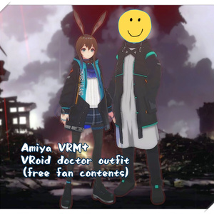 [updated][free VRM] はいしんちゃん - みずのと屋 - BOOTH