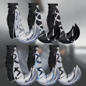 🦈【ルルネ】尻尾beltアクセ【VRChat】 - Granchiochanshop - BOOTH