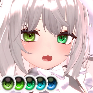 [ZEF] Lime Heart shapes Eye Texture - zzeff - BOOTH