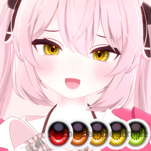 [ZEF] Lime Heart shapes Eye Texture - zzeff - BOOTH