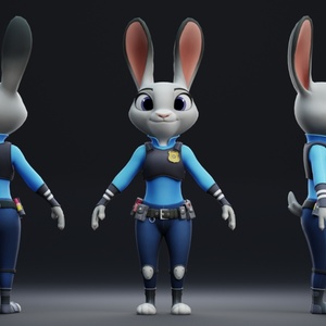 Loona VRchat avatar - jabberdeer - BOOTH