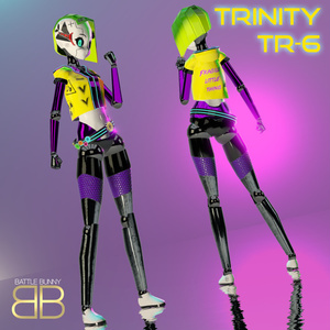 Original 3d Model Bbtwo Extended Vrchat Avatar Battle Bunny Mods ...