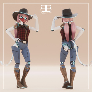 [Original 3D Model] V15AGE N1 Ocean Girl Robot VRChat Avatar - Battle ...