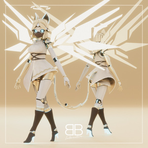 [Original 3D Model] V15AGE N1 Ocean Girl Robot VRChat Avatar - Battle ...