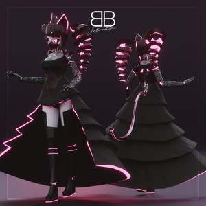 [Original 3D Model] V15AGE N1 Ocean Girl Robot VRChat Avatar - Battle ...