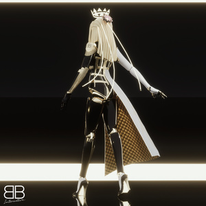 [Original 3D Model] V15AGE N1 Ocean Girl Robot VRChat Avatar - Battle ...