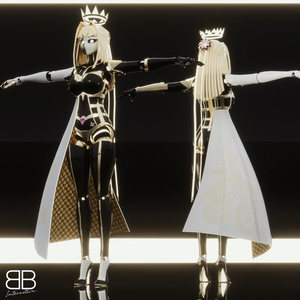 [Original 3D Model] V15AGE N1 Ocean Girl Robot VRChat Avatar - Battle ...