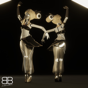 [Original 3D Model] V15AGE N1 Ocean Girl Robot VRChat Avatar - Battle ...