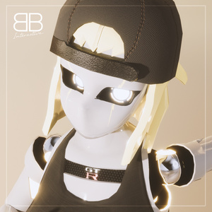 [Original 3D Model] Z3 Robot Jane Doe Avatar for VRChat - Battle Bunny ...