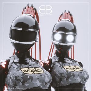 [Original 3D Model] Z3 Robot Jane Doe Avatar for VRChat - Battle Bunny ...