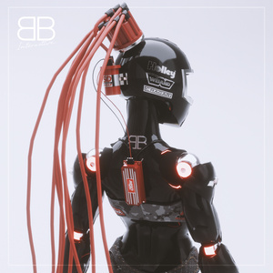 [Original 3D Model] Z3 Robot Jane Doe Avatar for VRChat - Battle Bunny ...