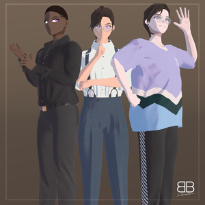 [Original 3D Model] Z3 Robot Jane Doe Avatar for VRChat - Battle Bunny ...