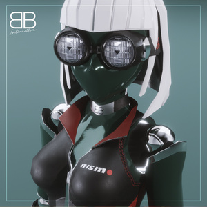 [Original 3D Model] Z3 Robot Jane Doe Avatar for VRChat - Battle Bunny ...