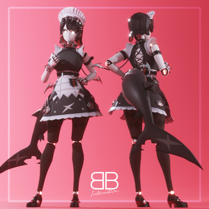 [Original 3D Model] Z3 Robot Jane Doe Avatar for VRChat - Battle Bunny Mods - BOOTH