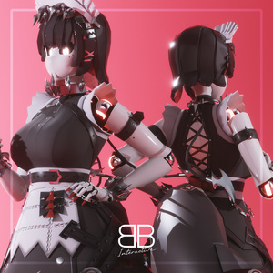 [Original 3D Model] Z3 Robot Jane Doe Avatar for VRChat - Battle Bunny Mods - BOOTH