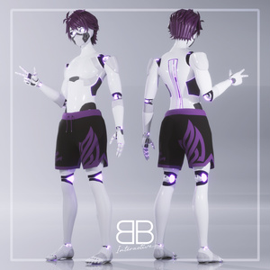 [Original 3D Model] Z3 Robot Jane Doe Avatar for VRChat - Battle Bunny Mods - BOOTH