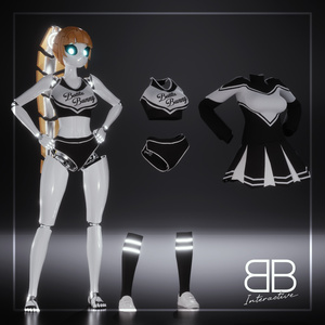 [Original 3D Model] Z3 Robot Jane Doe Avatar for VRChat - Battle Bunny ...